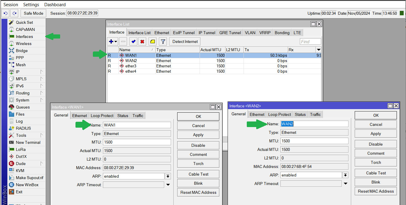 Configuración Failover de 2 WAN en un Router MikroTik – Método Netwatch ...