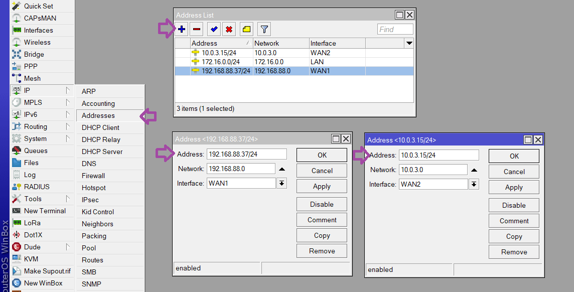 Configuración Failover de 2 WAN en un Router MikroTik – Método Netwatch – Jazim Corp